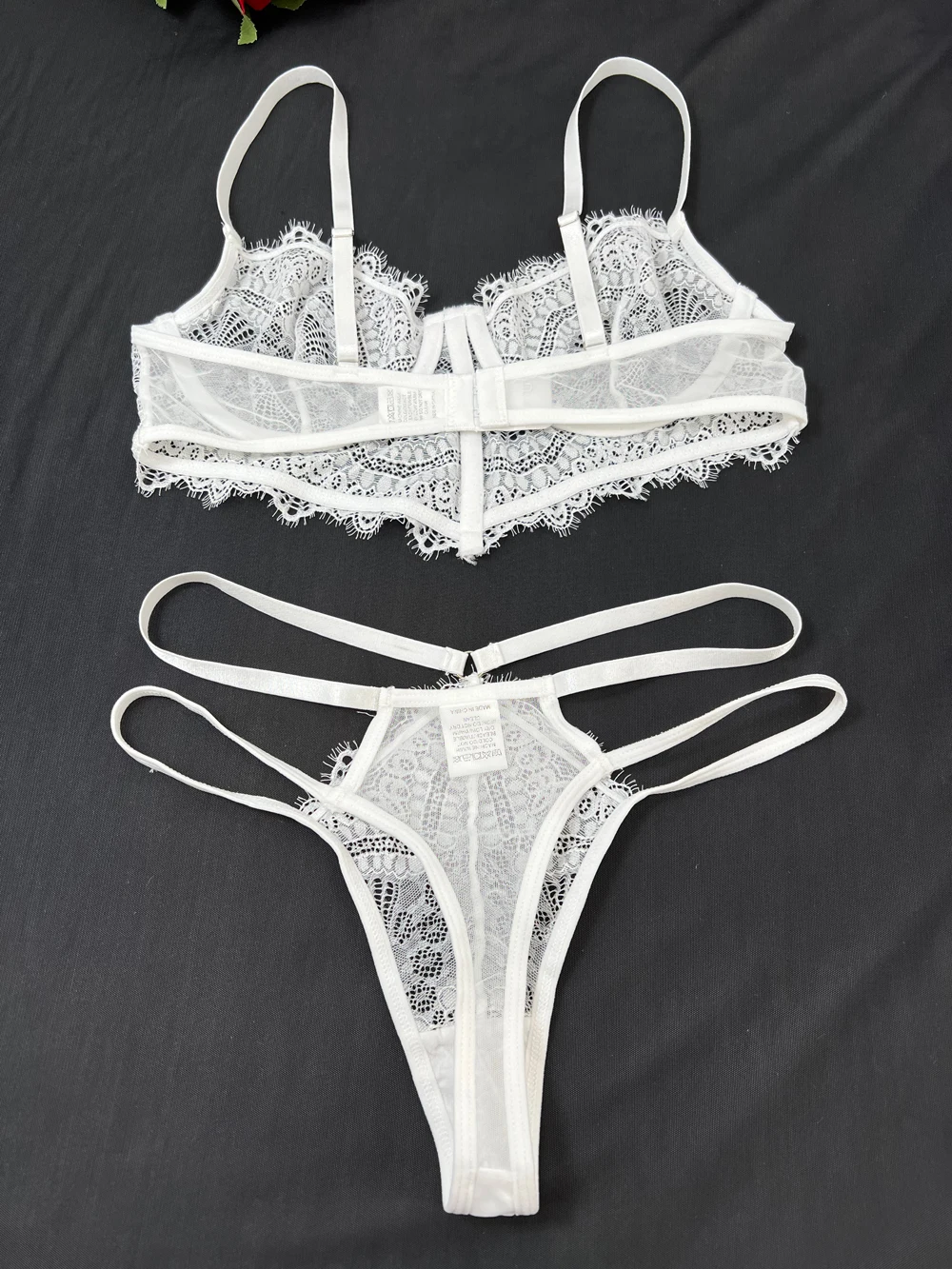 Womens Sexy Lace Bralettes Lengery White Corset Underwear Women Bra
