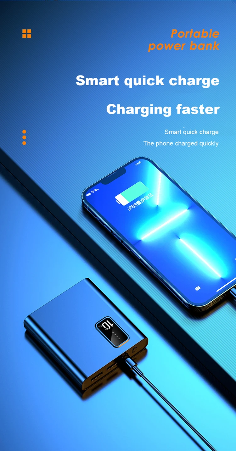 Fast Charging Mini Charging Treasure Formulated Logo Compact Portable ...