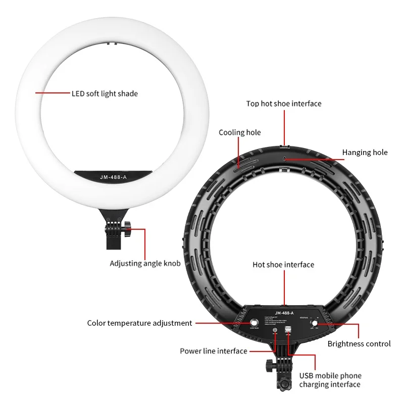 Aros De Luz - Heart RGB Ring Lights for Perfect Selfies