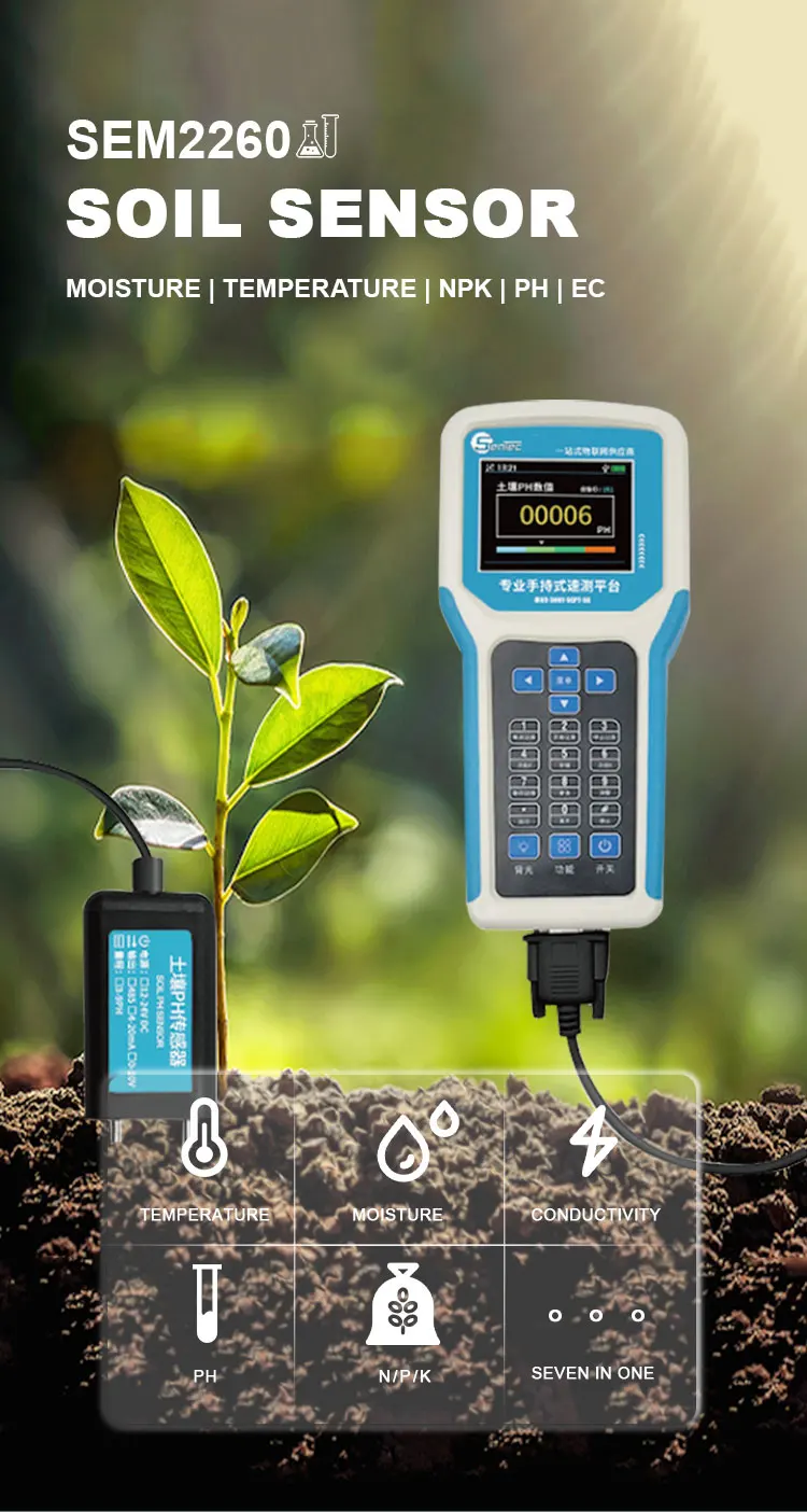 Rapid Soil Testing Kit - NPK Meter for Soil Concentration