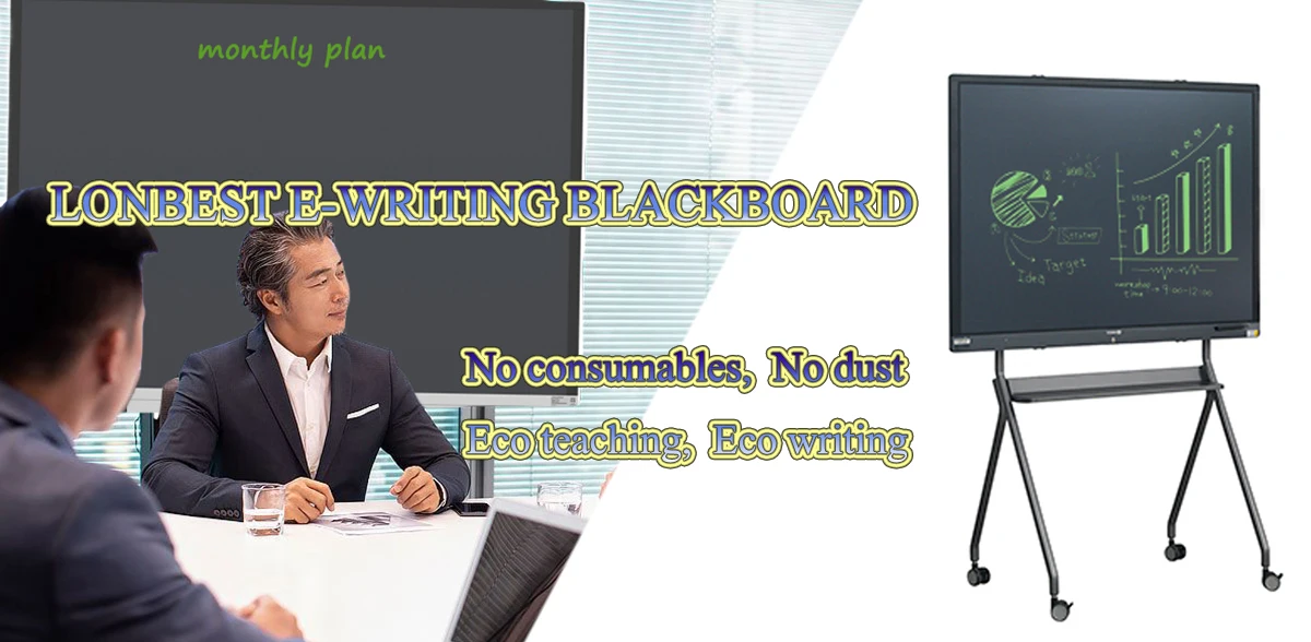 Lonbest 60 Inch Lcd Digital Writing Board One Key Erasing Large Size ...