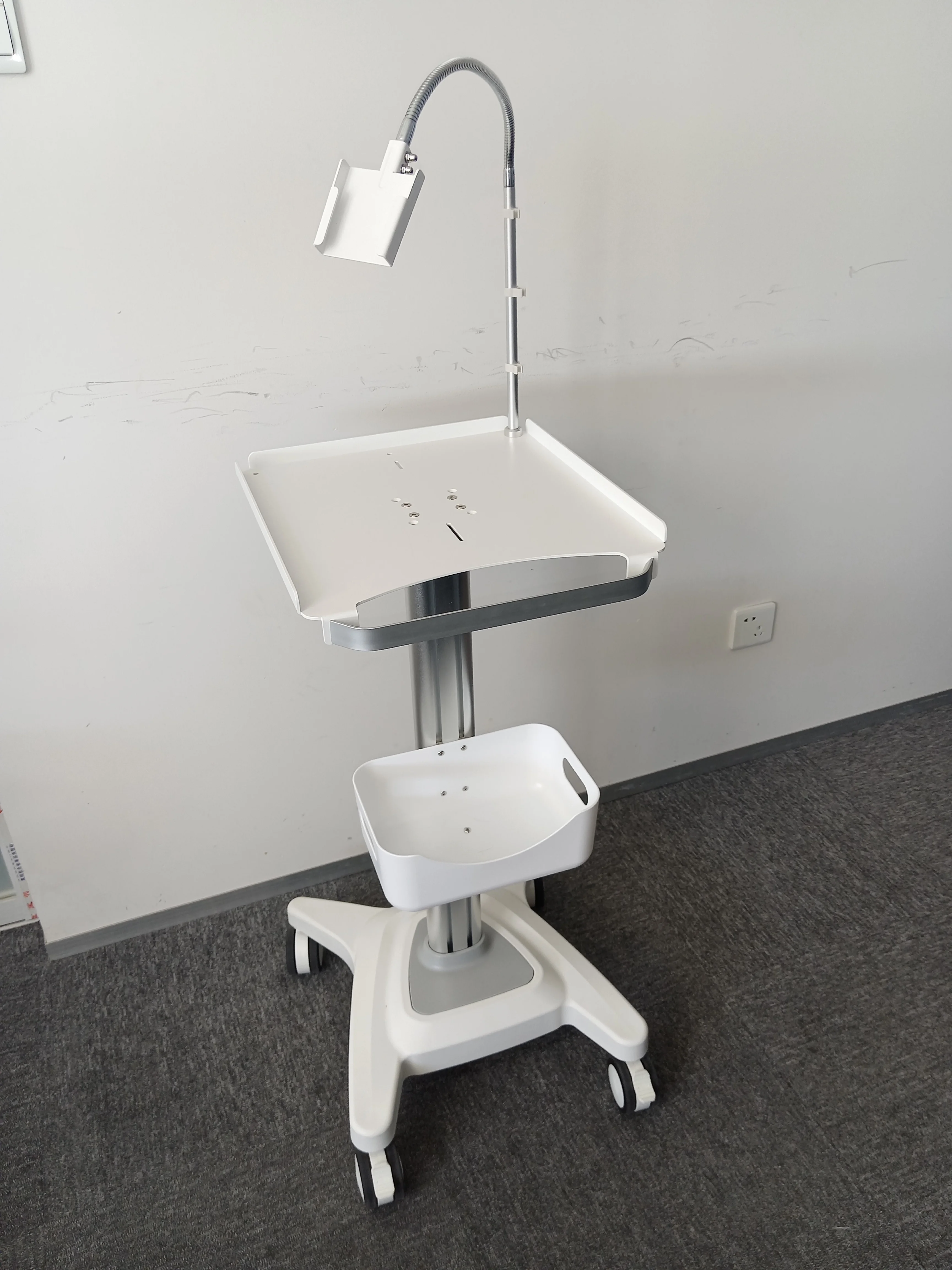 ECG Machine Roll Stand ECG Cart Laptop Cart Medical Stand Medical ...