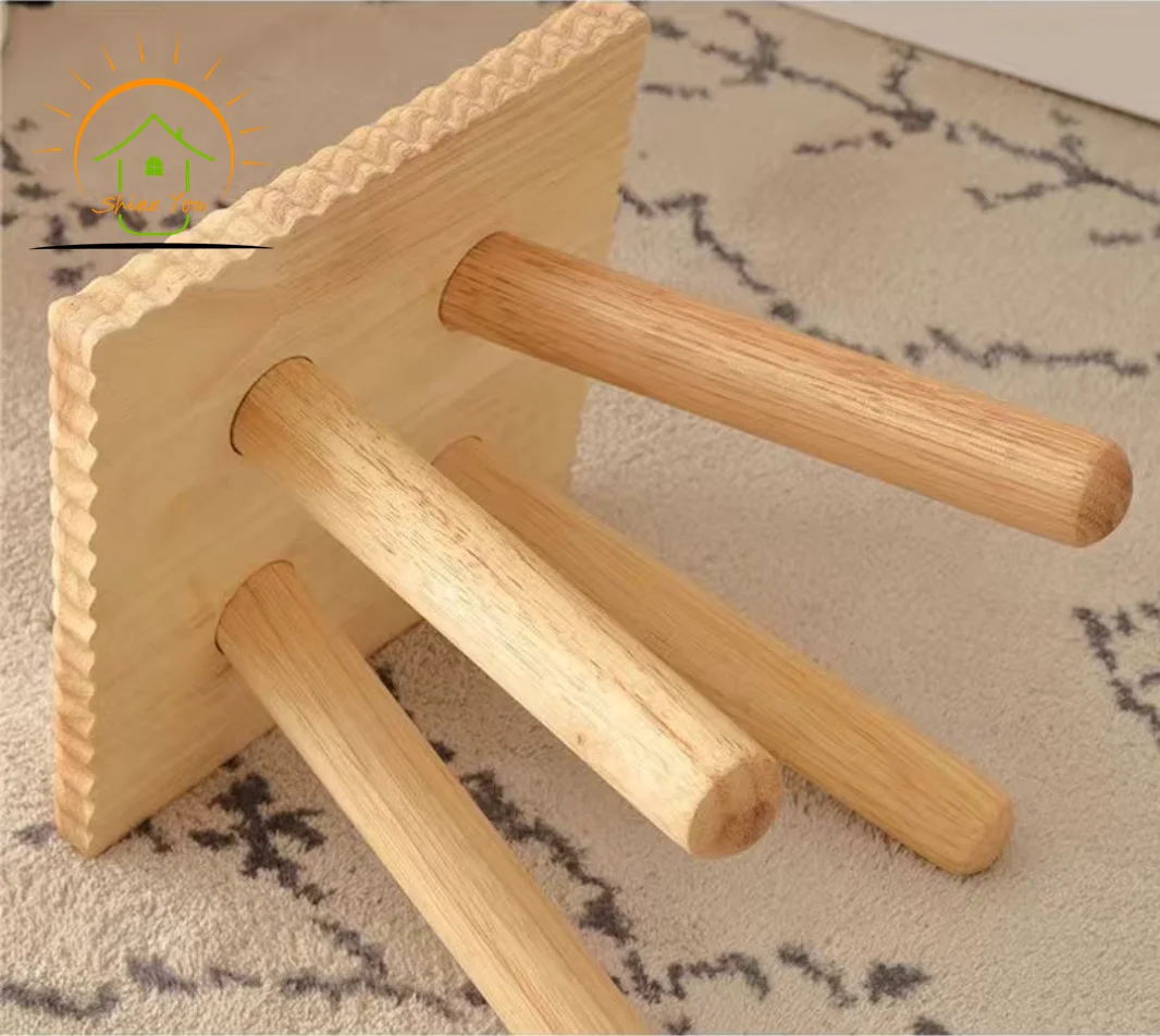 Children's Biscuit Stool Creative Doorstep Shoe Stool Household Solid ...