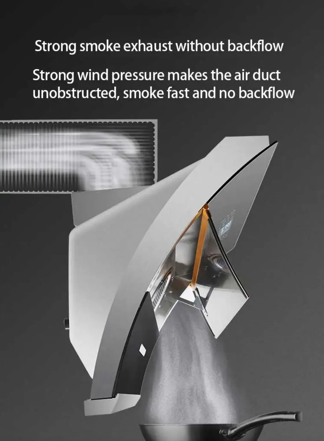 Electrophoresis Black Island Kitchen Hood With Silent Motor - Buy 90 Cm ...