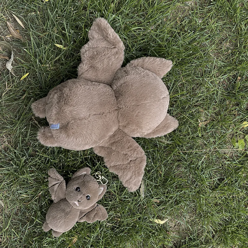 Linda Cute Soft Bat Plush Toy Doll Bag Pendant Key Chain Stuffed Animal ...