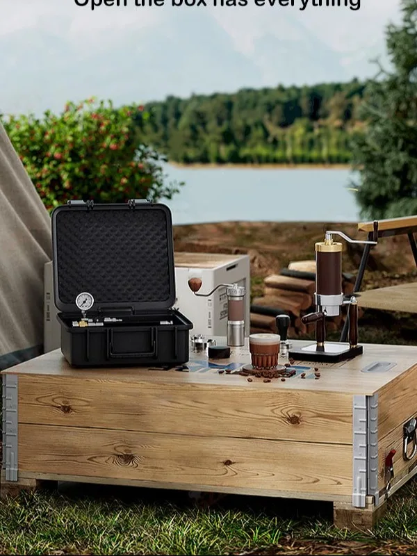 Manual Hand Shake Variable Pressure Extraction Espresso Coffee Maker 1 ...