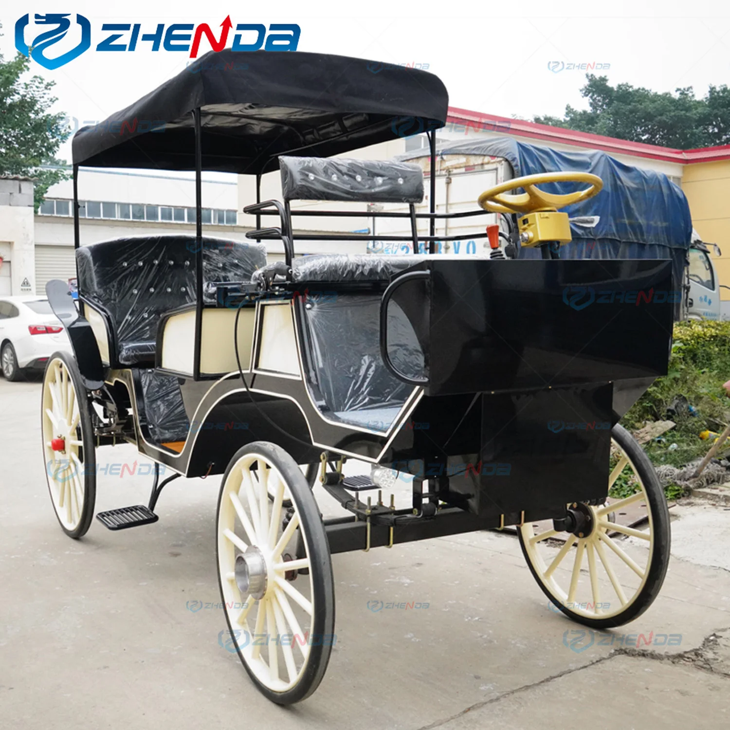 Zhenda Sells Life-size Cinderella Sightseeing Carriage/princess Luxury ...