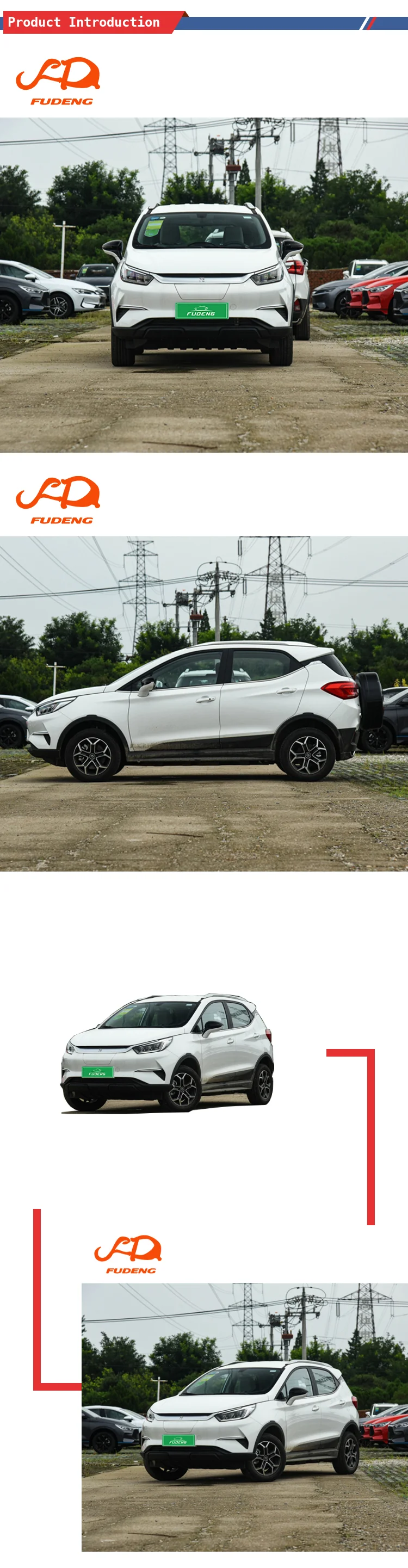 2022 Version 510km Byd Electric Vehicle Yuan Pro Byd Yuan Plus Long ...