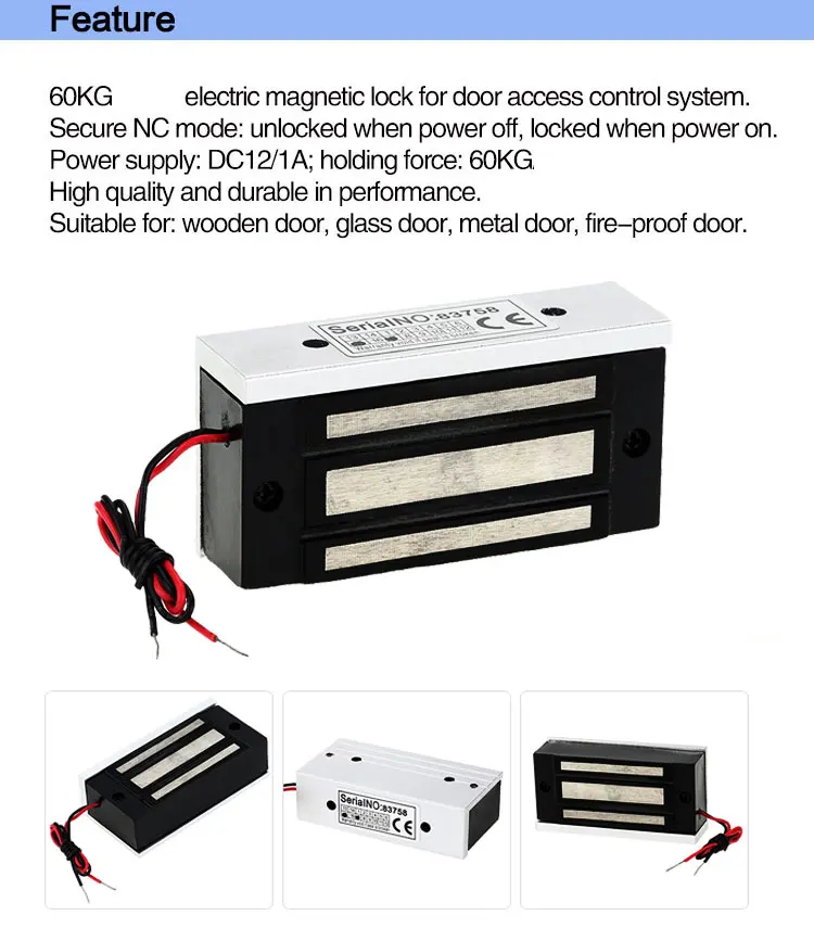 K-60KG Mini Electromagnetic Lock - Secure Your Furniture
