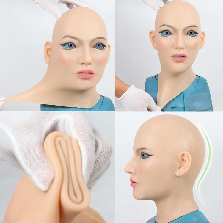 Silicone Mask - Realistic Female Face for Cosplay