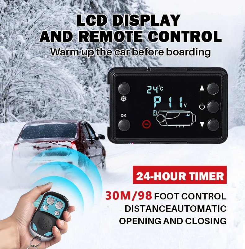 Portable Diesel Heater - 12V 24V Camping & Truck Air Heater