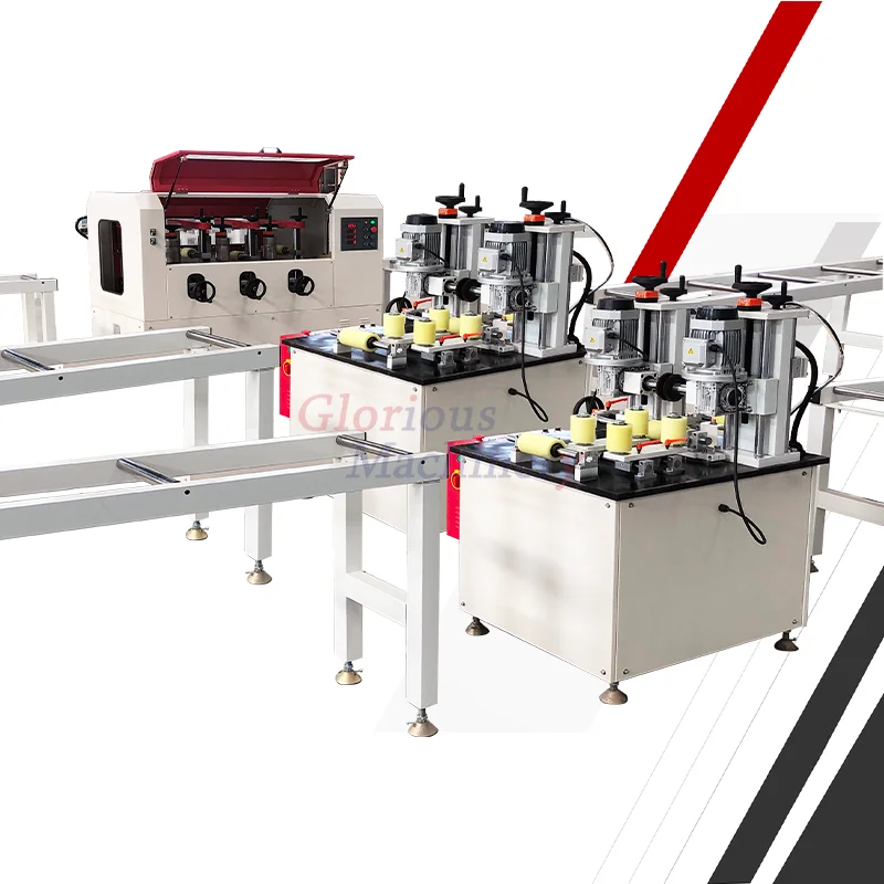 Aluminum Thermal Break Windows Profile Making Line Rolling Compounding ...