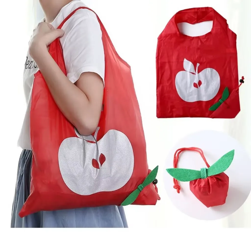 Cheap Custom Logo Printed Eco Reusable Apple Fruit Design Promotional ...