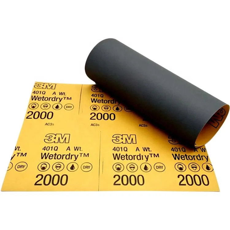 3M Sandpaper 401Q - High Performance Wet and Dry Sanding