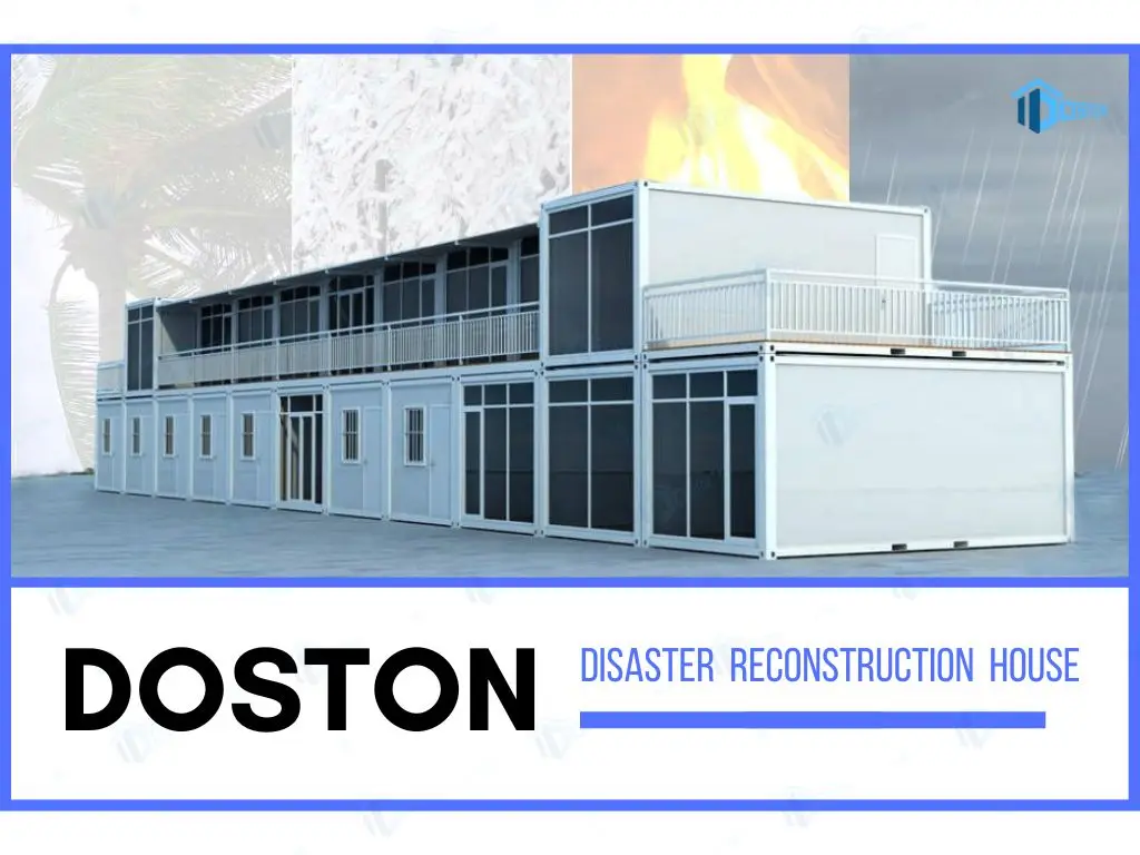 Disaster Earthquake Reconstruction Prefabricated Houses Steel Structure ...
