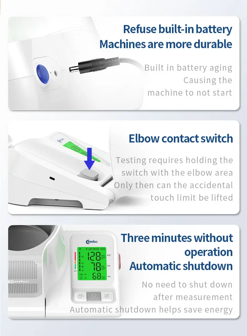 CEMHO Hot Model BP Monitor - Accurate & Reliable Blood Pressure Machine