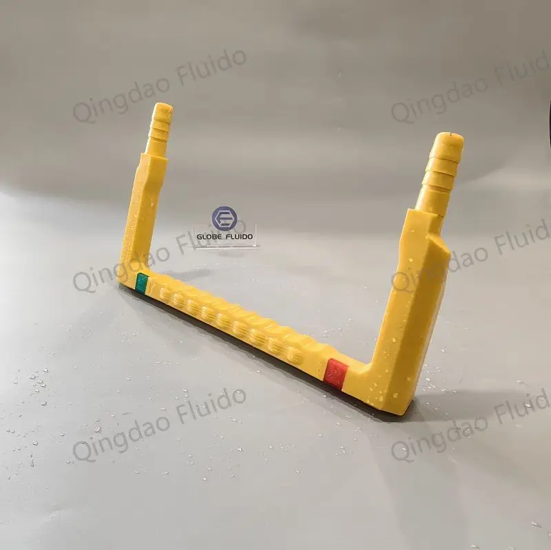 Customized Yellow Corrugated Steel Manhole Ladder Step PP Epoxy Coating ...