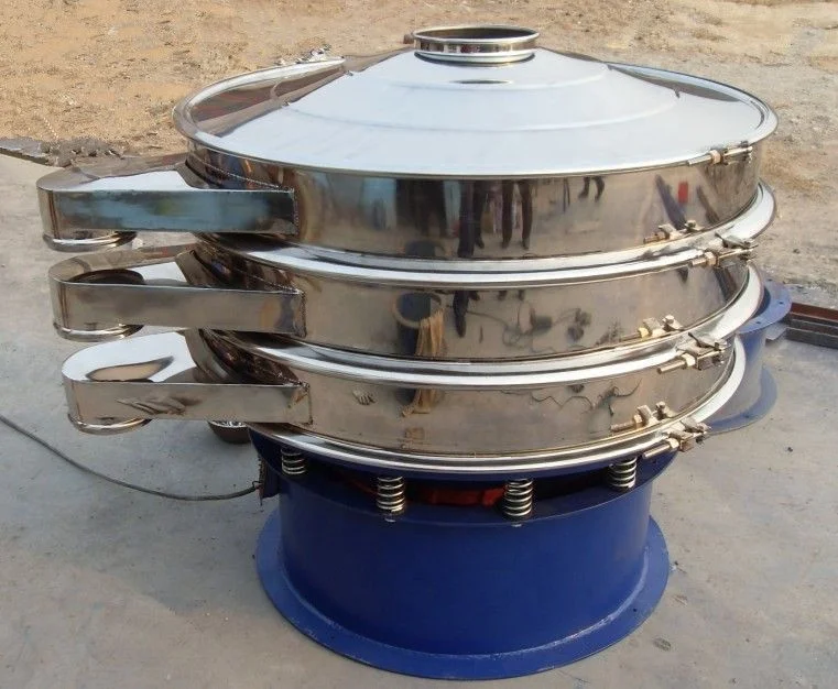 Vibration Sieve Machine Two Outlets to Sieve Cassava Flour and Gari and ...