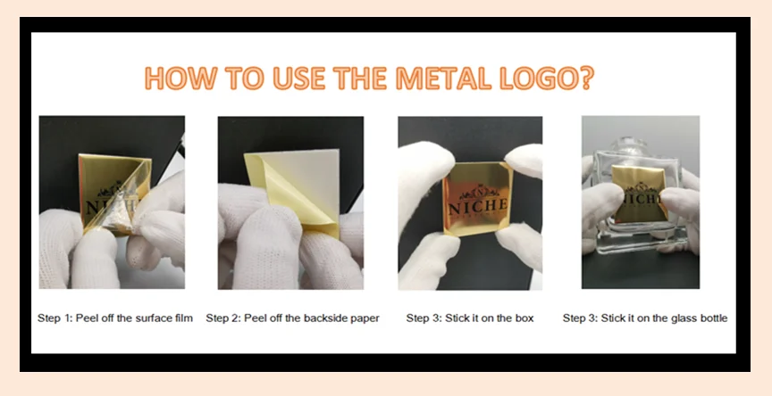 Perfume Package Brand Label Trademark Logo Sticker For Perfume Custom ...