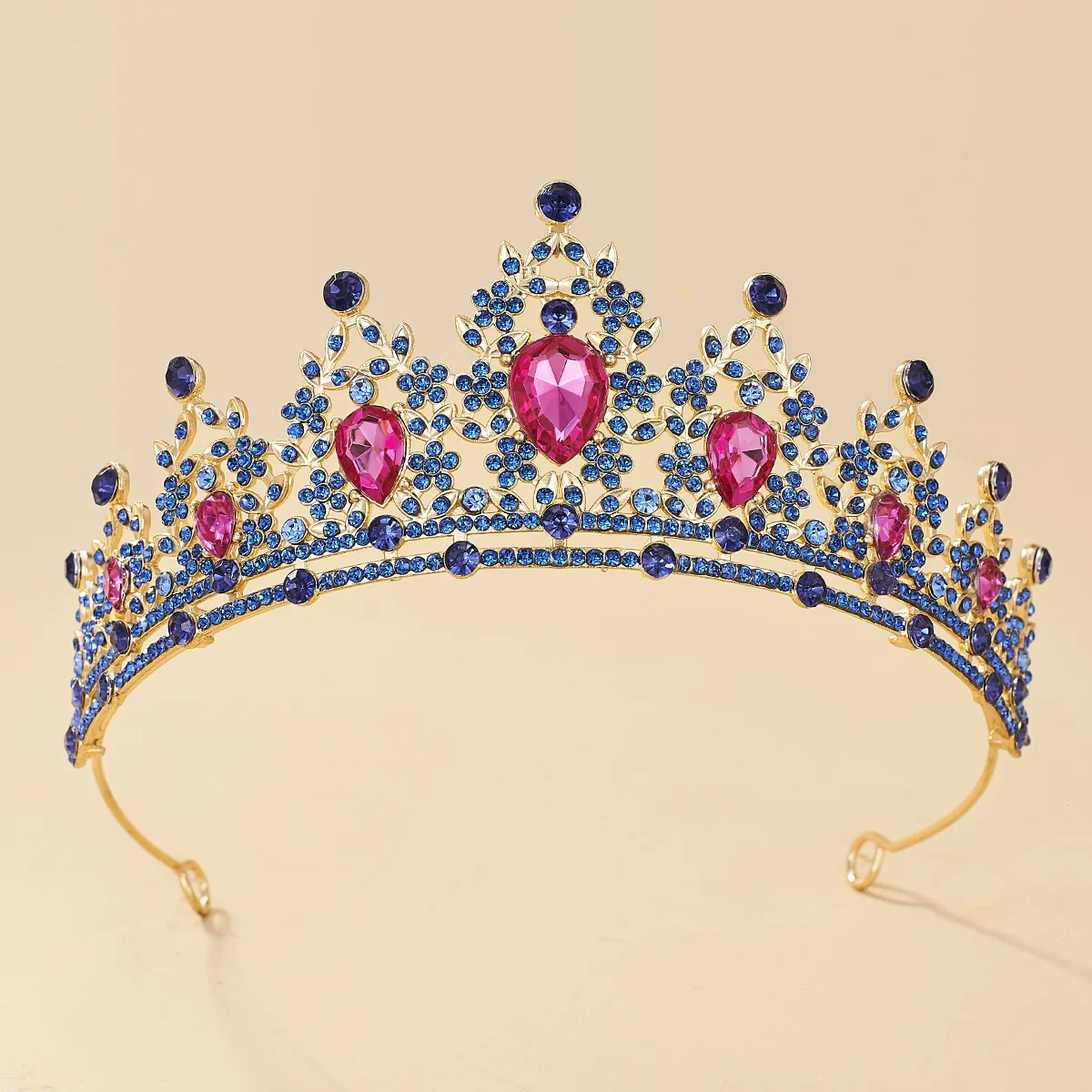 Diamond Accessoire Femme Tiaras Luxury Crystal Diadem with Alloy ...
