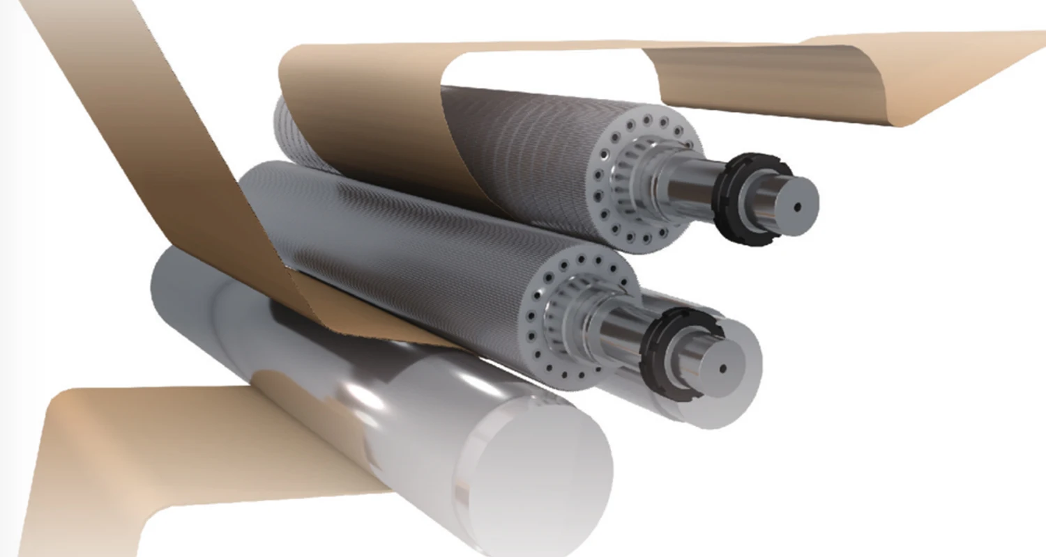 Corrugating Flute Gluing Pressure Roller - High Precision & Low Noise