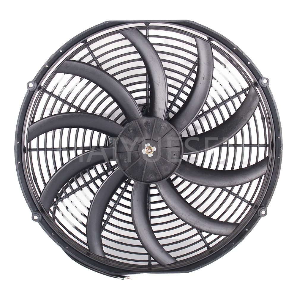 12v 24v Axial Flow Motor Fan For Air Cooled Oil Cooler Engine Radiator ...