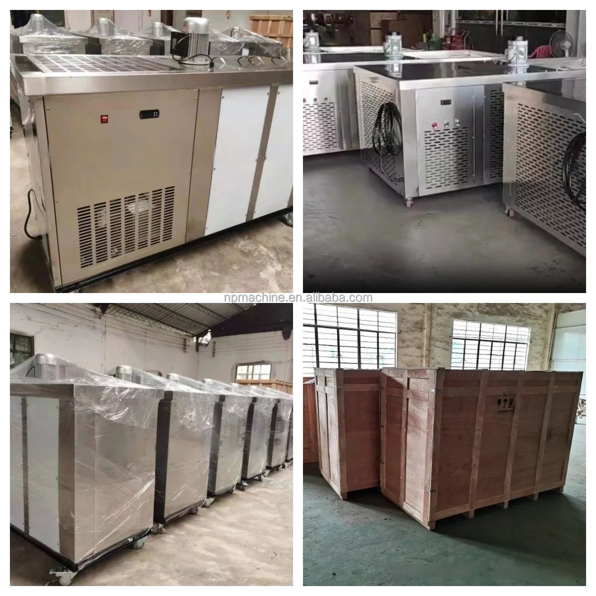 NP Brand 1.5 Ton Small Ice Block Machine Single Phase 110v/220v Air ...