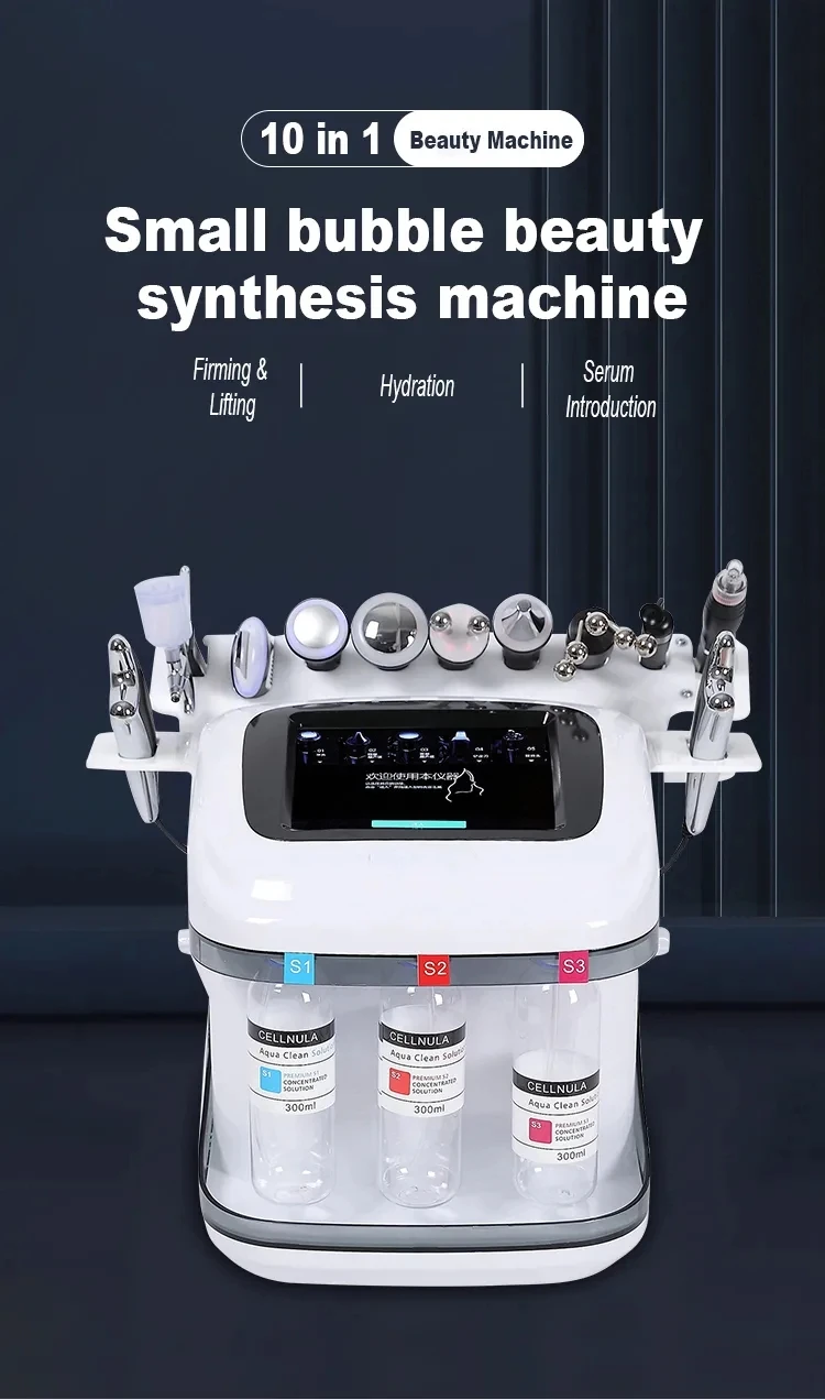 10 in 1 Facial Machine Skin Care Face Lift Anti-wrinkle Facial Machine ...