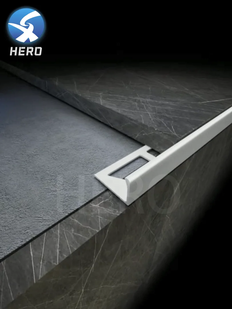 Foshan Factory Custom Decoration Ceramic Edge Protection Aluminum L ...