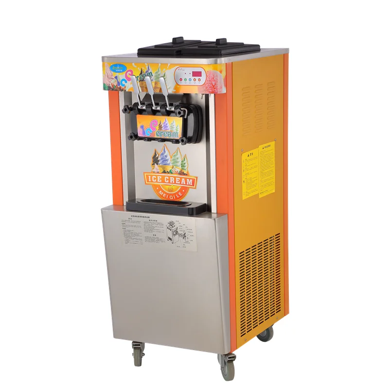 3 Flavors Commercial Soft Serve Ice Cream Machine - Oem Available