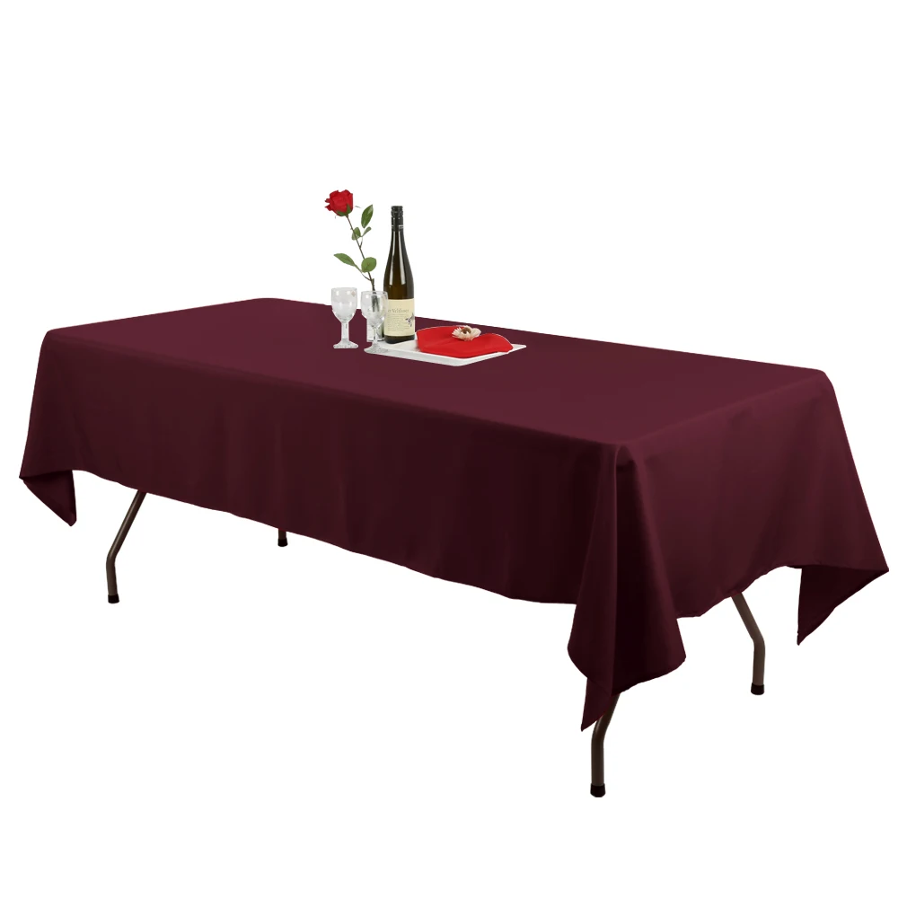 High Quality Polyester Rectangular Table Cloth Luxury Banquet ...