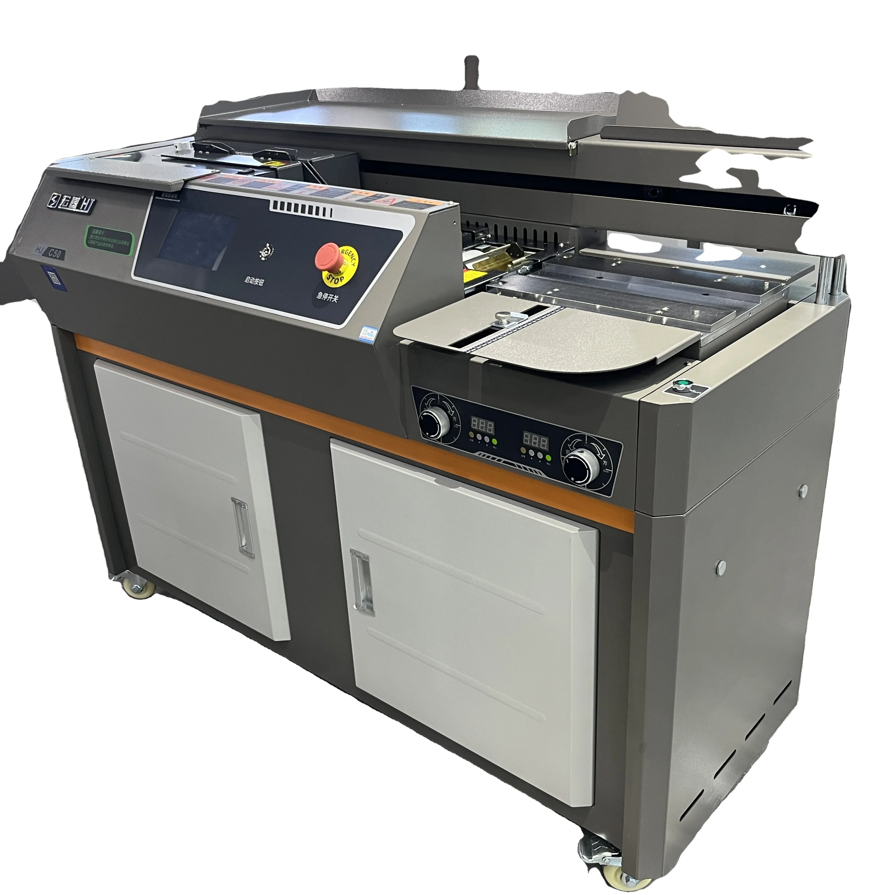 Front Automatic Glue Binder Automatic Perfect Binding Machine 520 ...