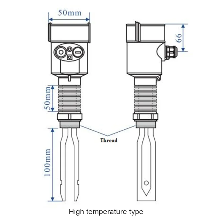 Explosion Proof Vibrating Fork Liquid Level Switch Pnp Relay Water ...