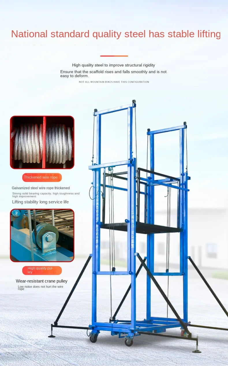 Electric Scaffold Elevator Remote Control Mobile Lifting Platform Car ...