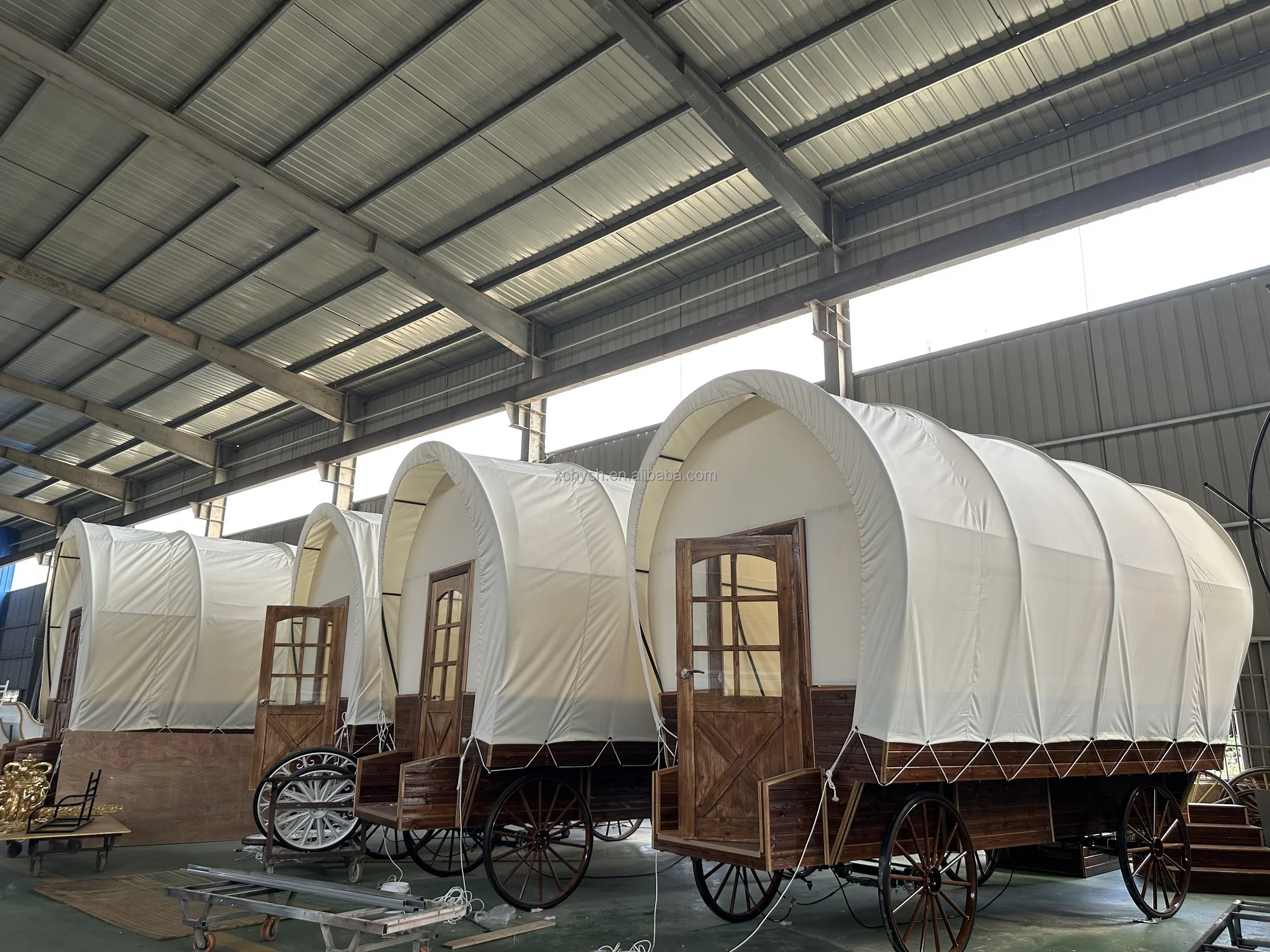 Covered Wagon Camping - Unique Conestoga Wagons for Gala Parades