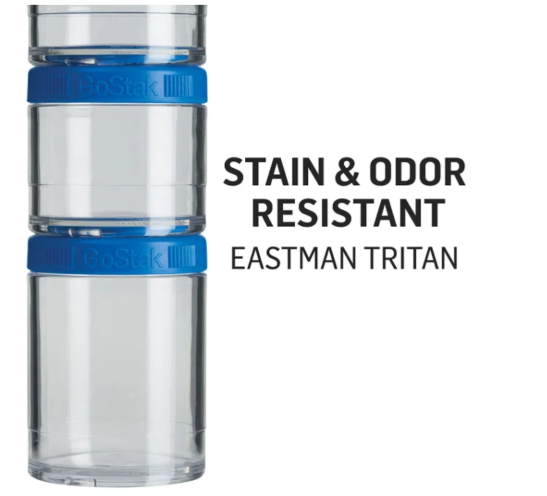 Portable Stackable Milk Protein Powder Container 4-piece Starter Pak ...