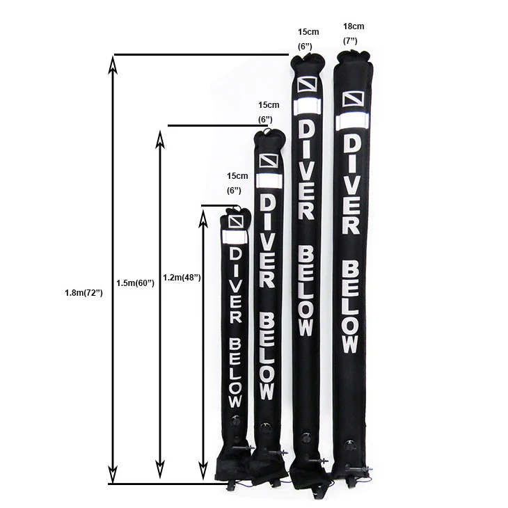 Surface Marker Buoy Dive Alert Diver Below Diving Safety Gear Equipment ...