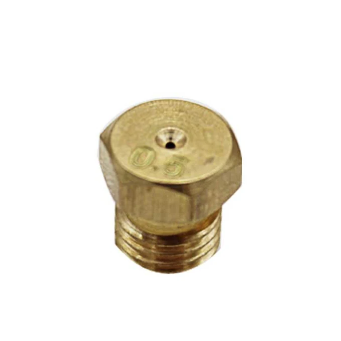 Brass Jet Nozzles for Gas Burners & Stove Parts