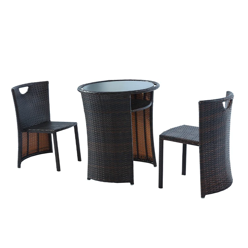 modern patio outdoor rattan sets garden chairs and table metal set ...