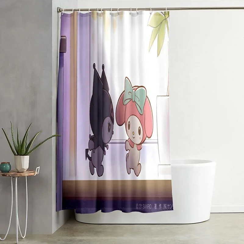 Sanrios Cinnamoroll Kuromi Mymelody Cartoon Bathtub Screen Kawaii Anime ...