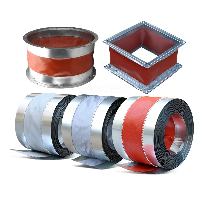 Air Flue Gas Duct Compensator Square Metal Flange Fabric Expansion ...