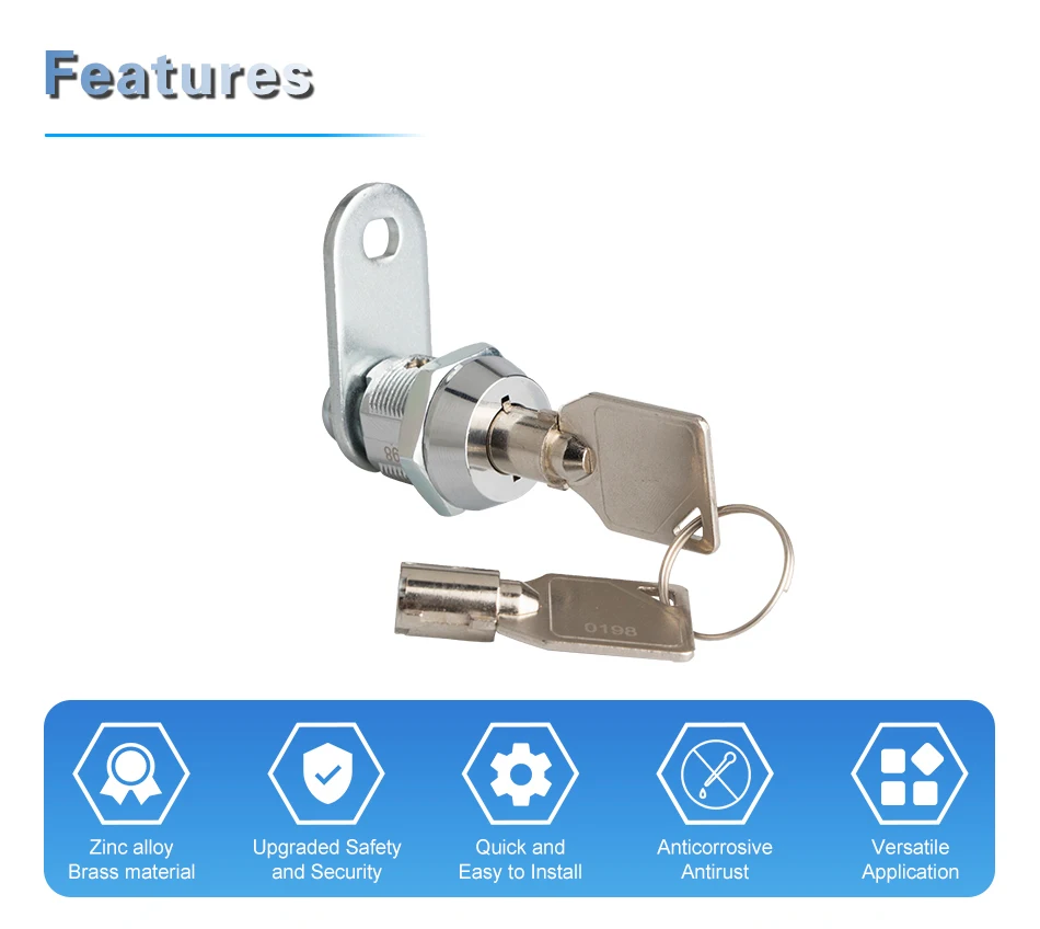 JK500 Tool Box Mailbox Lock Cylinder with Factory Price