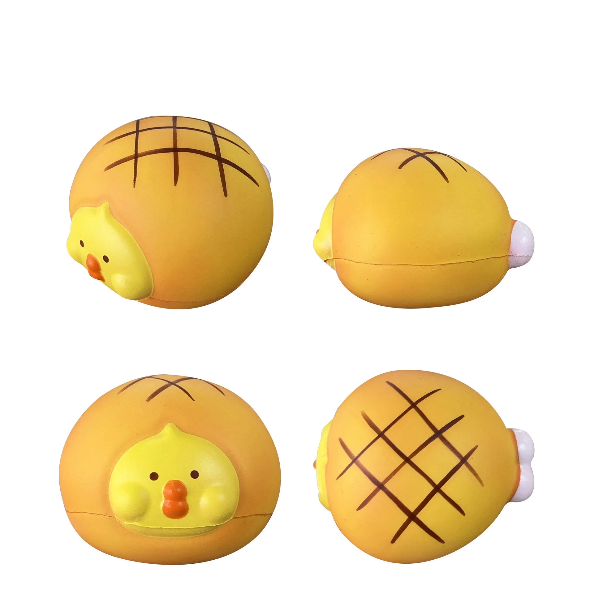 Kawaii PU Squishy Puff Stress Relief Toy - Customizable