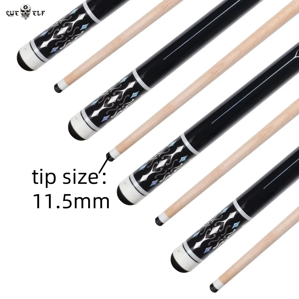 Cueelf Carom Pool Cue - High Quality Maple Shaft Stick