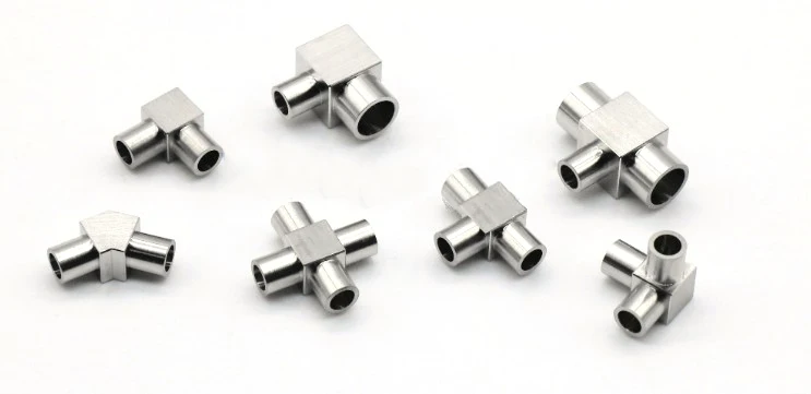 316 Stainless Steel VCR 3 Way Connector - Ultra-purity