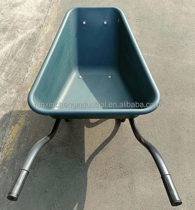 WB3800 Plastic Tray Wheel Barrow Wheelbarrow with Solid Wheel 65L ...