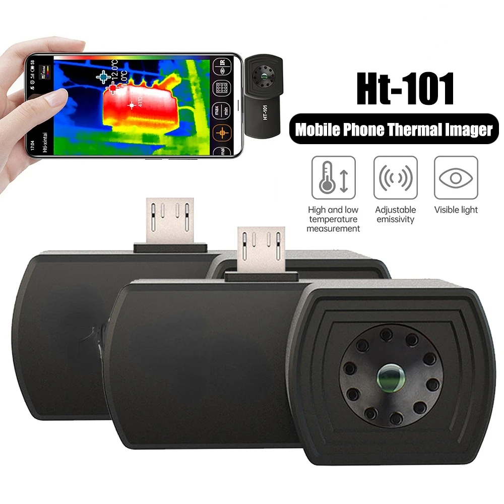 New Design In Stock Ht-101 220*160 Resolution Ir Thermal Camera Android ...