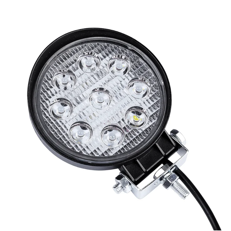 Universal 4" Round 27W LED Car Light - Offroad Work Light