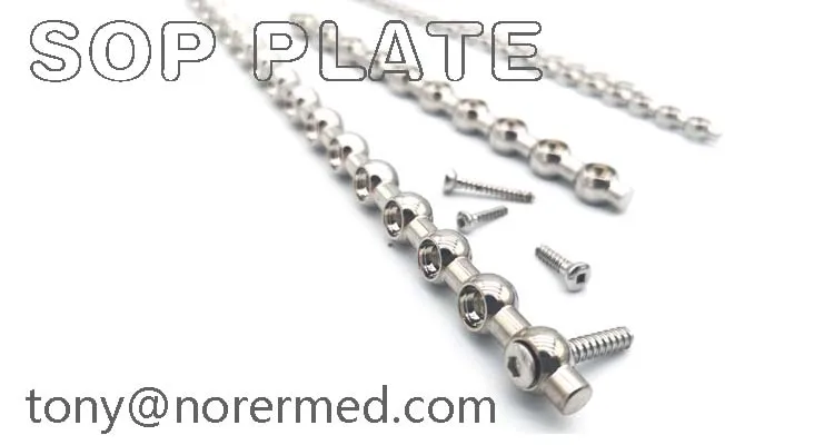 Veterinary Orthopedic Stainless Steel SOP Plate -String of Pearls