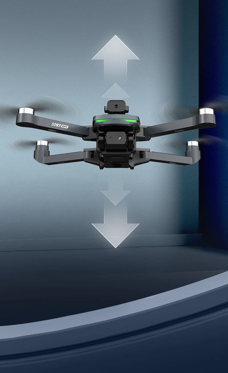 S197 GPS Controlled Brushless UAV for Aerial Photography with Dual ...